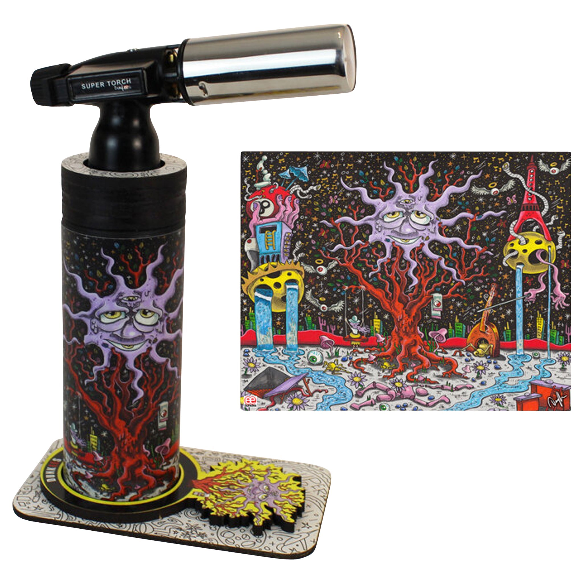 Dunkees “Happy Tree” Butane Dab Torch 🔥 – Mission Dispensary