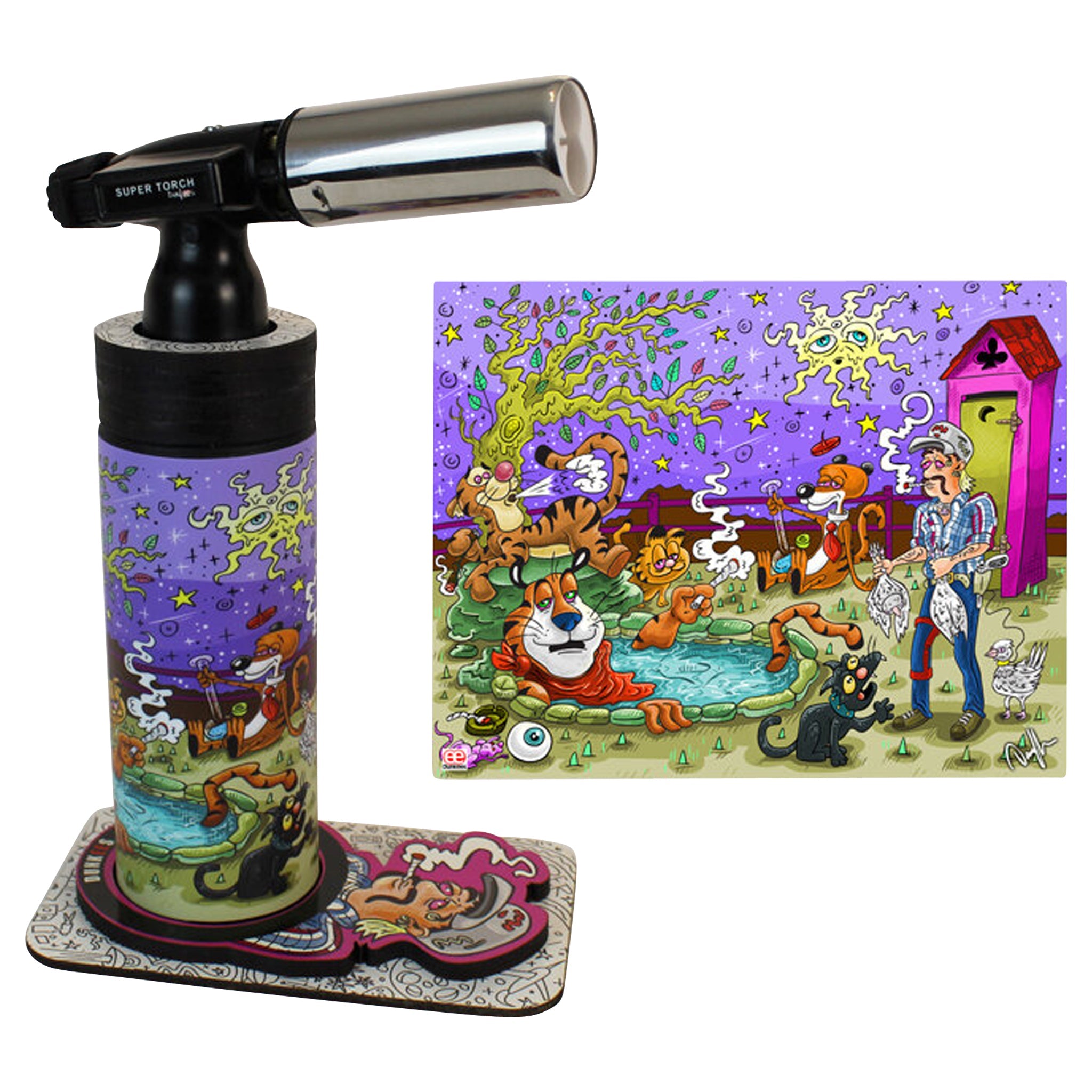 Dunkees “King of Tigers” Butane Dab Torch 🔥 – Mission Dispensary