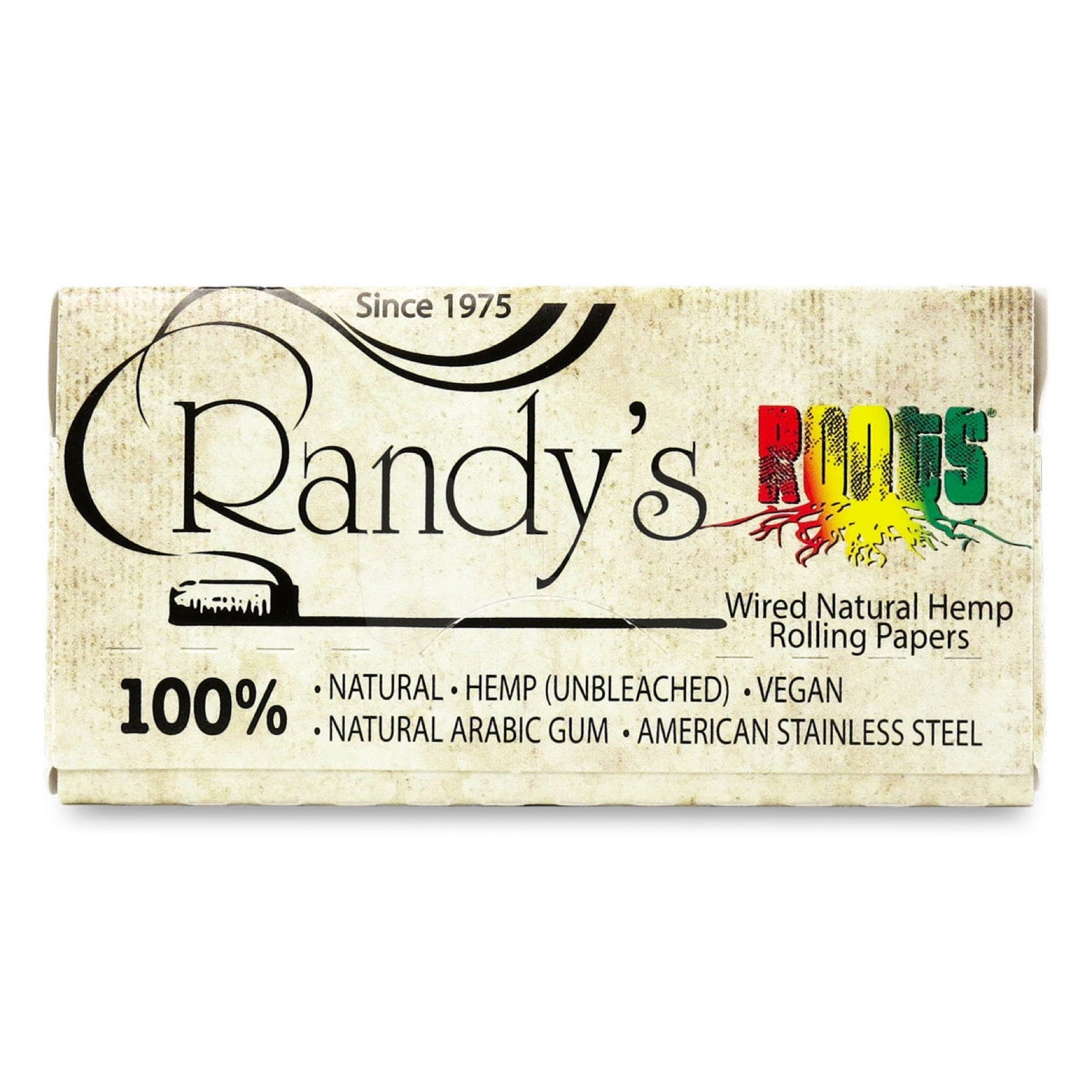 Randy’s Roots 1.25” Organic Hemp Wired Rolling Papers – Mission Dispensary